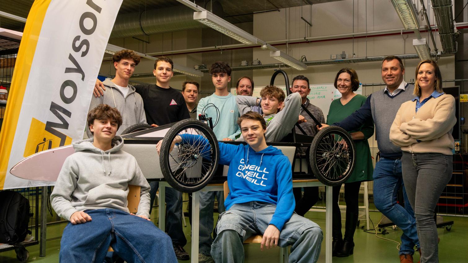 GTIL bouwt een elektrische racewagen voor de Greenpower
